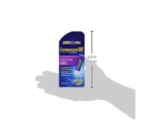 Compound W Plantar Warts Remover Removal Salicylic Acid Gel ...