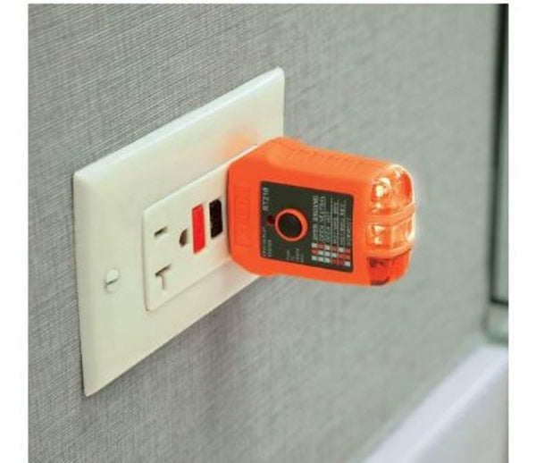 Klein Tools RT210 AC Electrical Outlet Wire Detection Detector GFCI Re ...