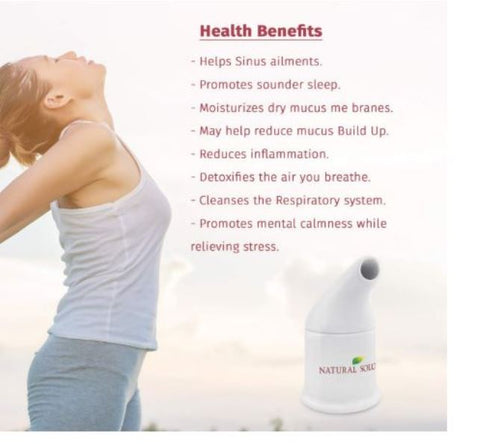 Natural Solution Ceramic Himalayan Pink Salt Inhaler Therapy For Asthm ...