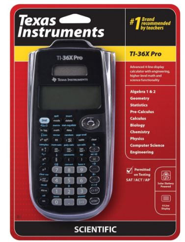 Texas Instruments TI-36X Pro Engineering Scientific Calculator ...