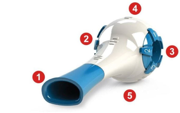 The Breather Respiratory Lung Muscle Trainer Breathing Training Exerci ...